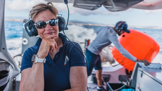 Athena Pathway Get to Grips with their AC40 in Palma - ATHENA PATHWAY